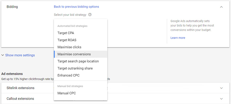 Choosing The Right Google Ads Smart Bidding Strategy | Digital Six