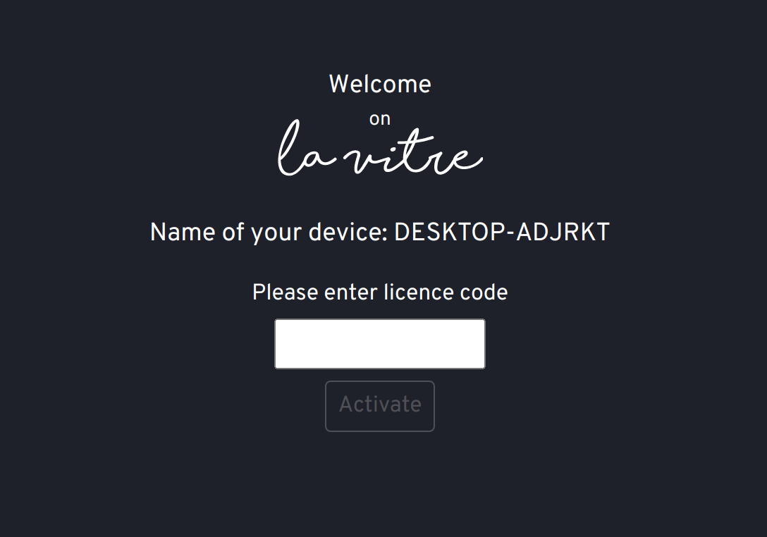 la Vitre Docs • Installation Guide