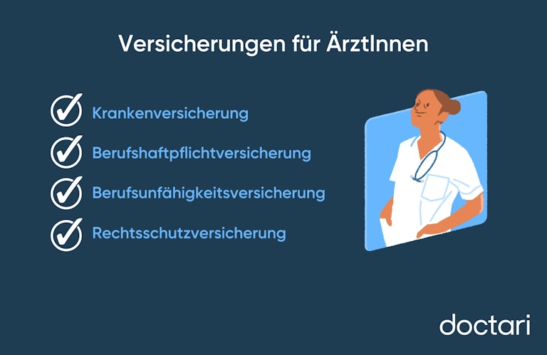 Wichtige Ärzteversicherungen im Überblick