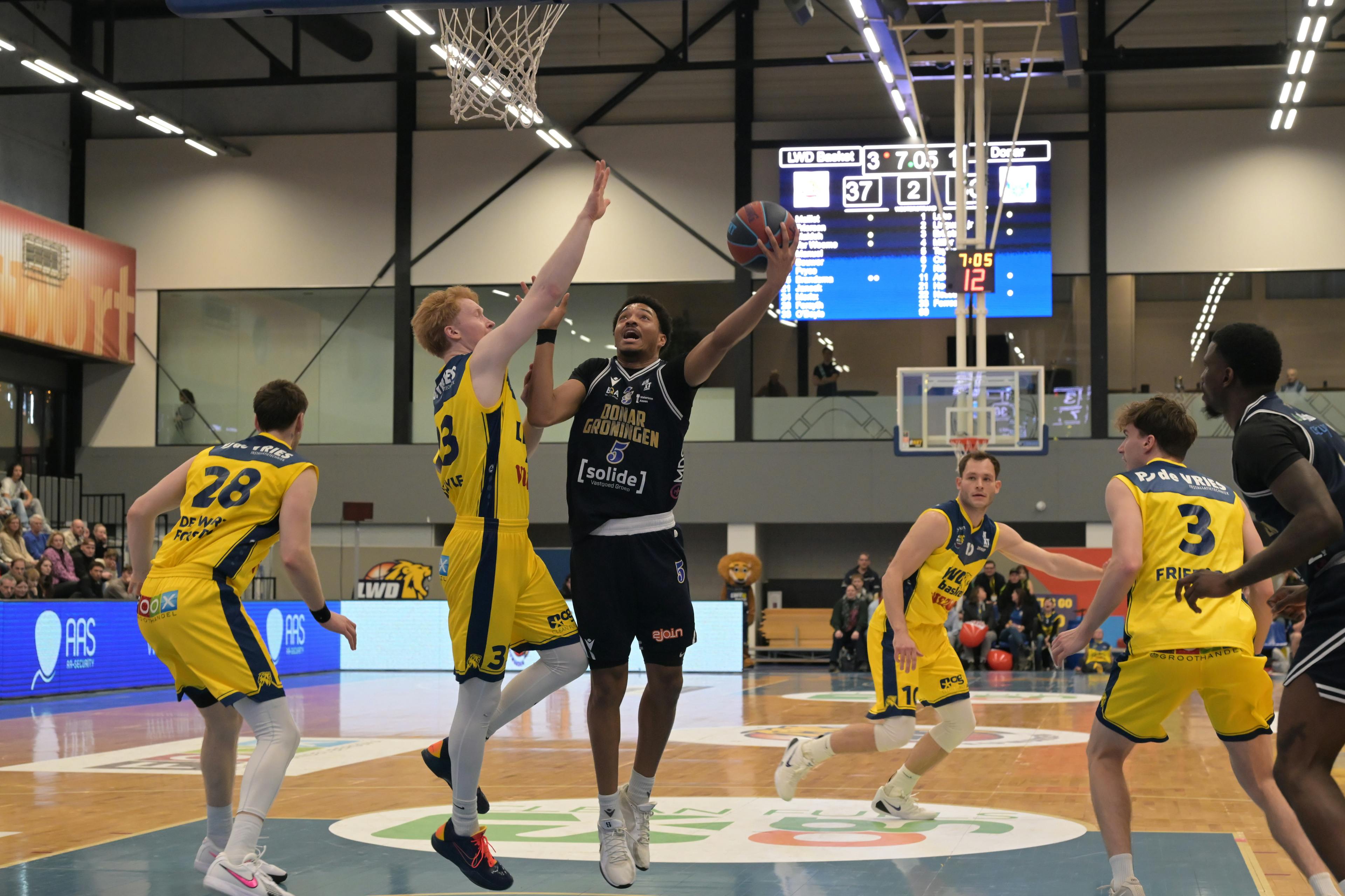 Donar Groningen naar halve finale basketbalcup