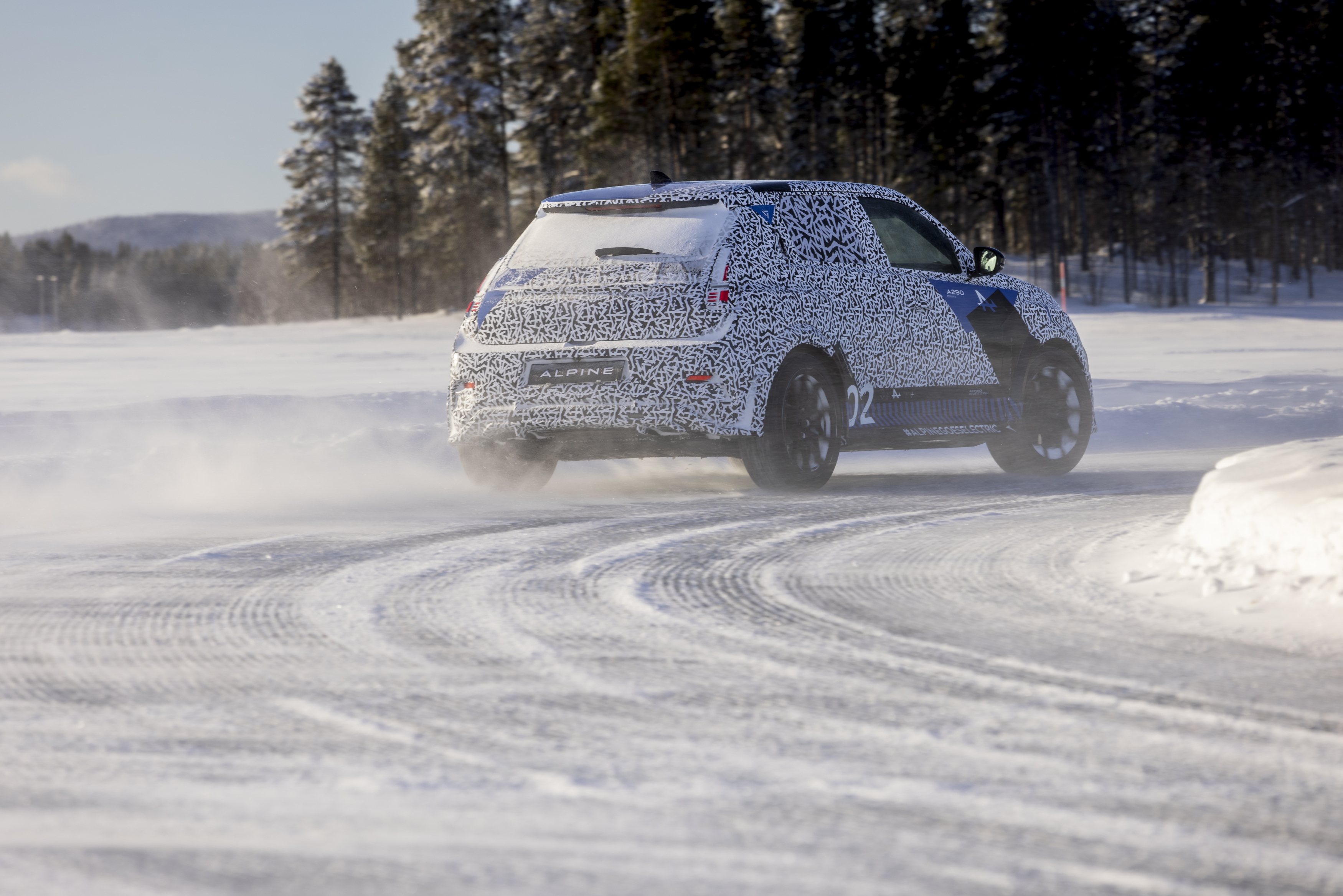Alpine A290 Undergoes Winter Testing in Sweden | DriveElectric