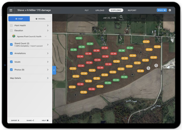 Stand Counts | Precision Agriculture | Agriculture Drone Software ...