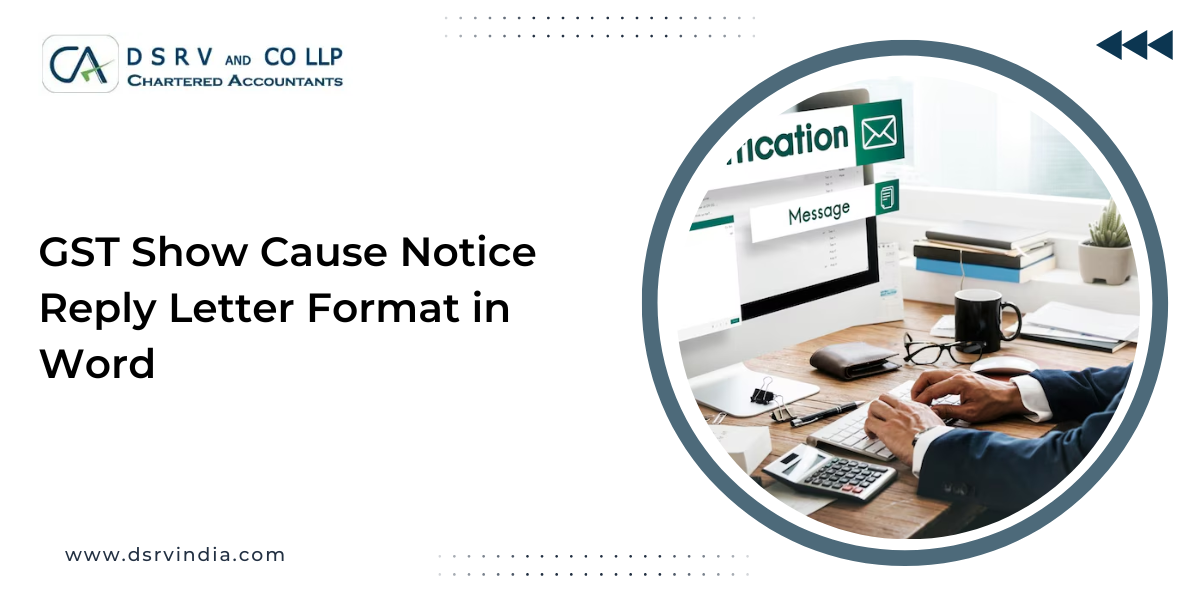GST Show Cause Notice Reply Letter Format in Word [2025]