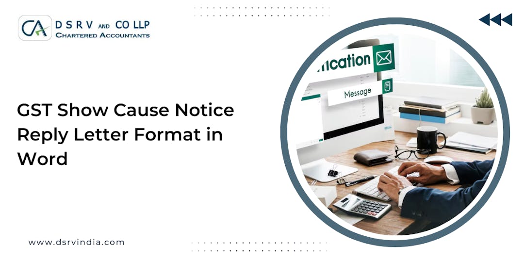 GST Show Cause Notice Reply Letter Format in Word [2025]