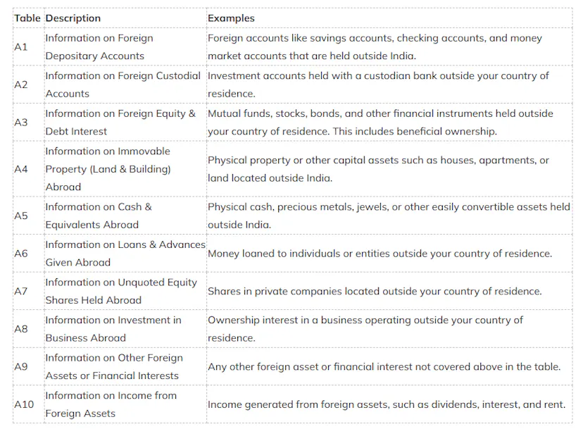⁠Disclosures and Penalties of Foreign Assets in Income Tax Return