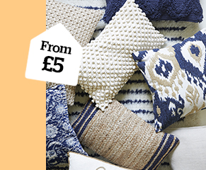 Cushions - Available in all Patterns, Sizes & Materials | Dunelm