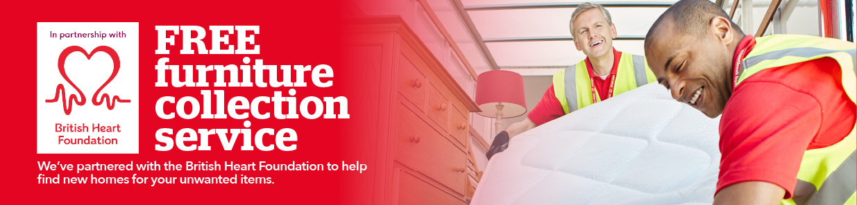 British Heart Foundation - Donate Your Furniture | Dunelm