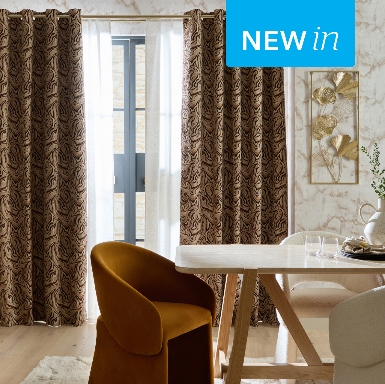 Green Eyelet Curtains | Dunelm