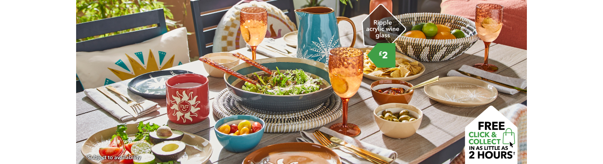 Cook & Dine - Baking, Dinnerware & Table Linen | Dunelm