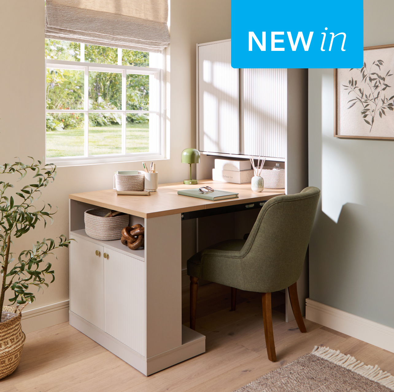 Desk With Storage | Dunelm