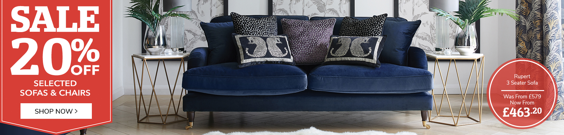 Sofas & Chairs | Upholstered Sofas & Armchairs | Dunelm
