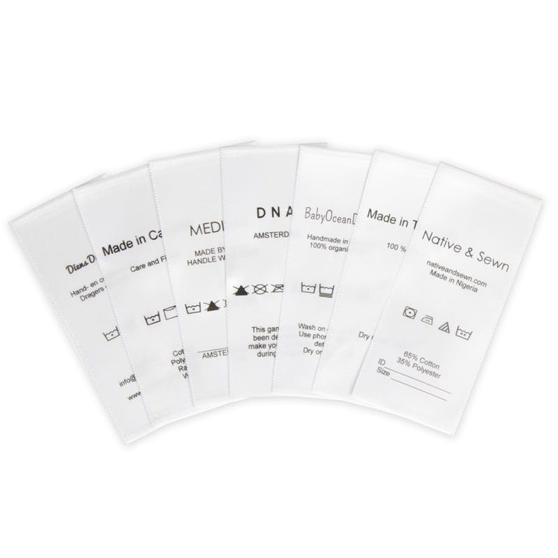 What clothing labels do you need? | Dutch Label Shop - US