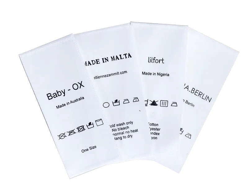 Custom Clothing Labels & Tags From $17 | Dutch Label Shop