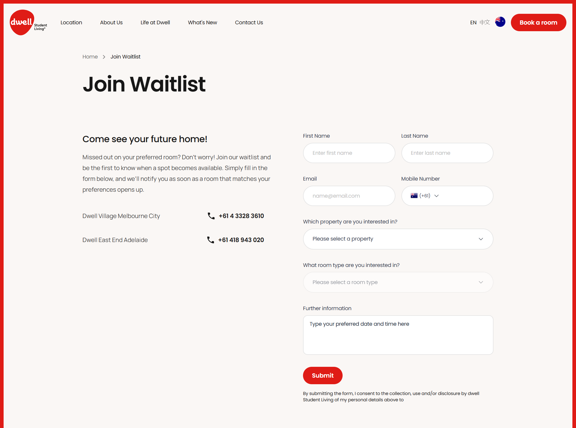 Affordable Student Accommodation | Join the Waitlist Now | Dwell Student Living