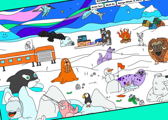 Arctic Hide and Seek! - Earth Cubs