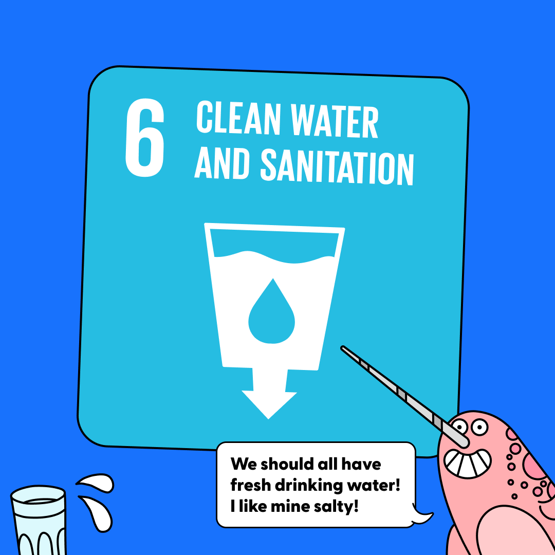 Global Goal 6 Clean Water and Sanitation - Earth Cubs