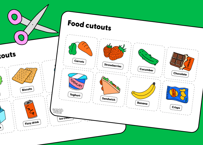 Food Cutouts - Earth Cubs