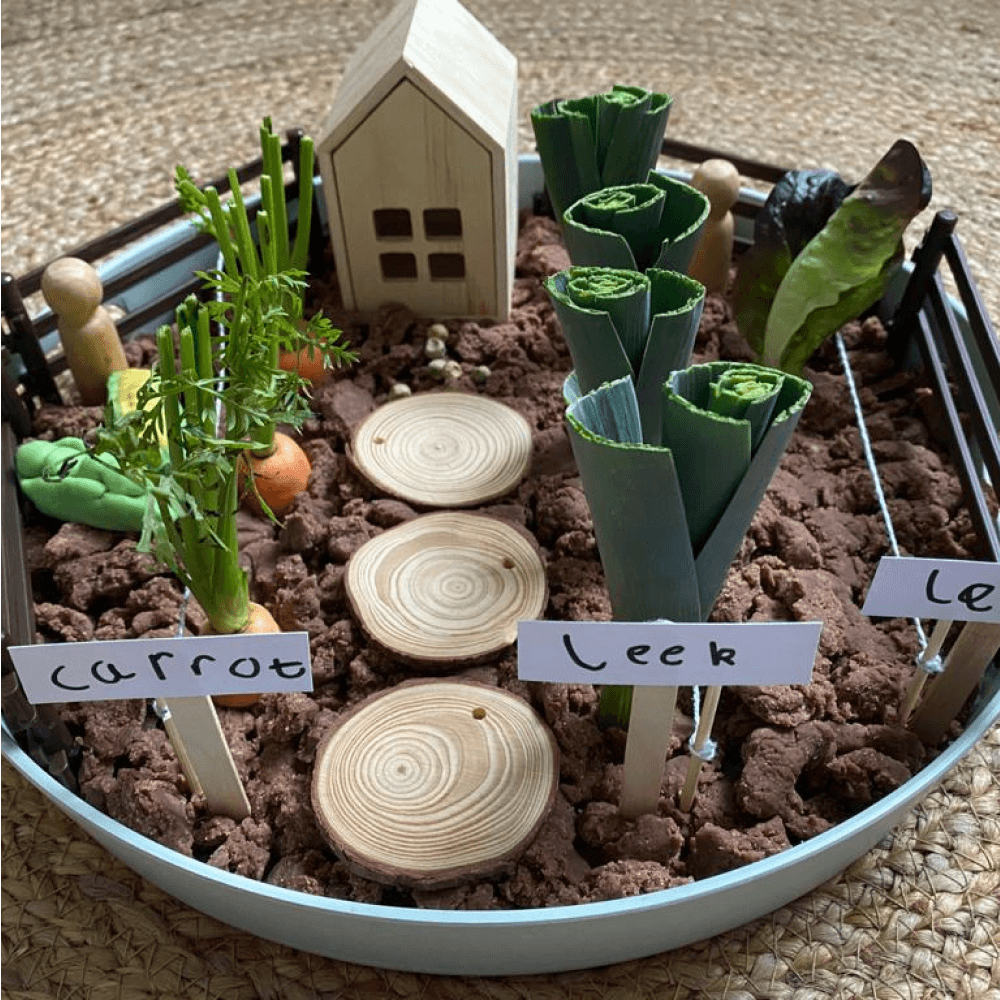 Make a Playdough Garden - Earth Cubs