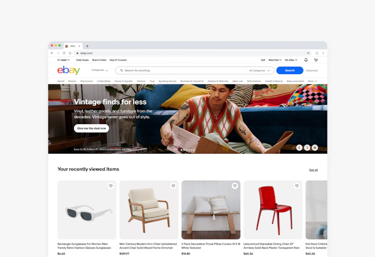 Banner: Design | Components | Design System | eBay Playbook