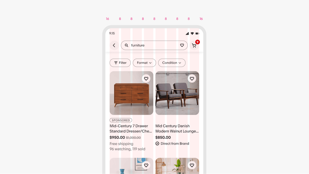 Layout in Product | Foundations | eBay Playbook