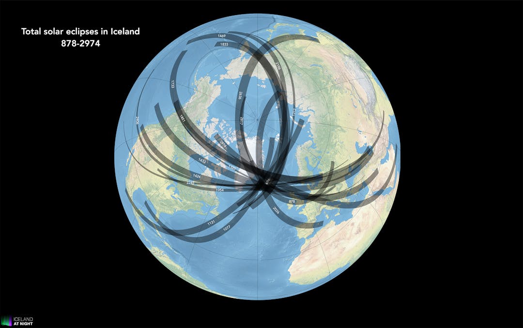 How many total solar eclipses have been seen from Iceland? | Eclipse 2026