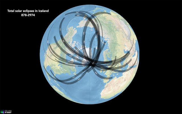 How many total solar eclipses have been seen from Iceland? | Eclipse 2026