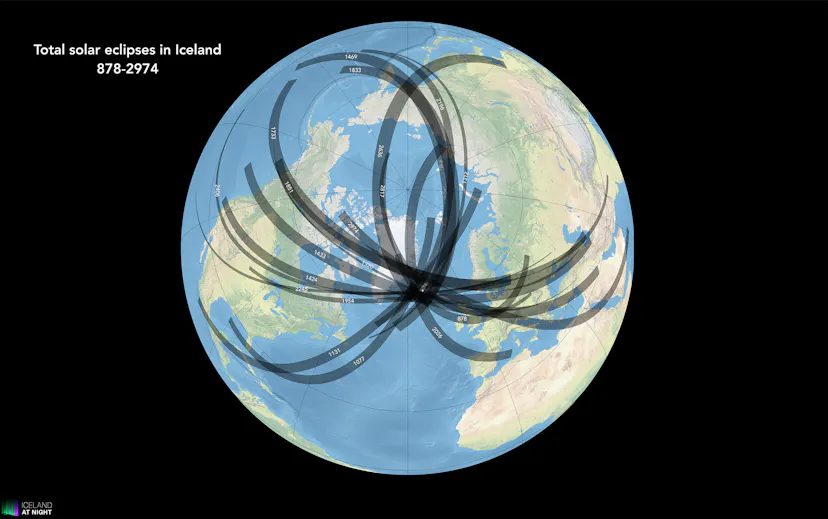 Maps of Iceland for the 2026 total solar eclipse | Eclipse 2026