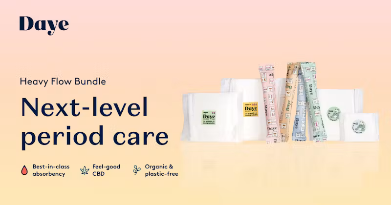 Organic heavy flow period care