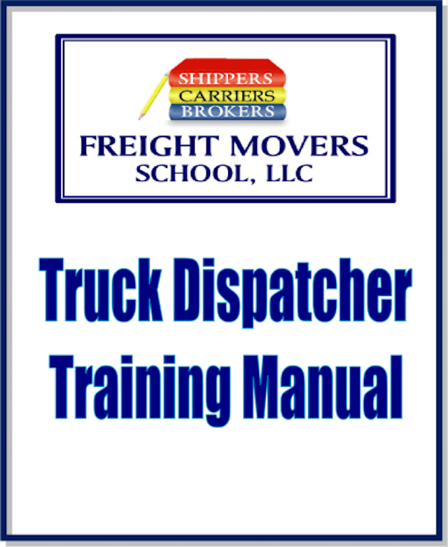 Free Truck Dispatcher Training Manual Examples | SC Training
