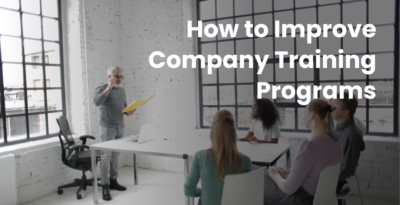 How to improve company training programs?