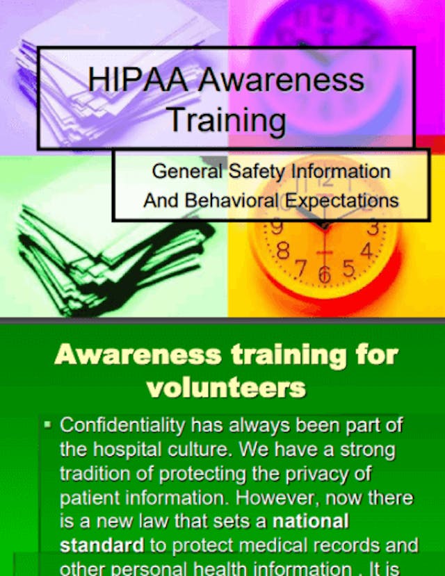 Download these free HIPAA training materials (or try our mobile ...