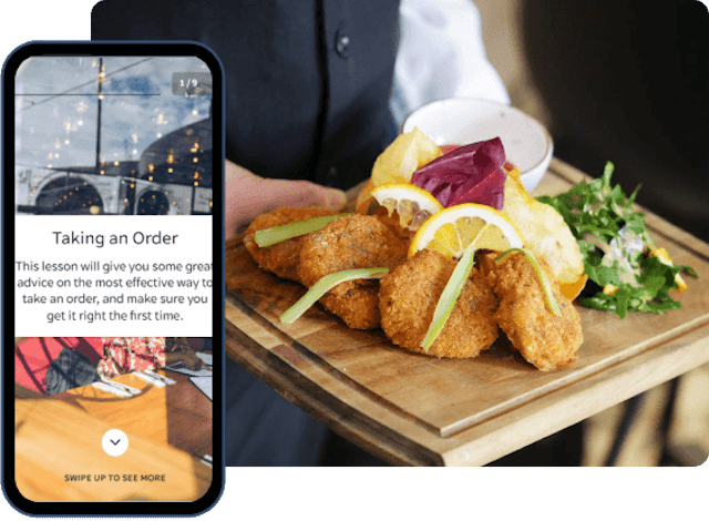 Free Training Manual for Restaurant server (And Mobile Microlessons) | SC Training