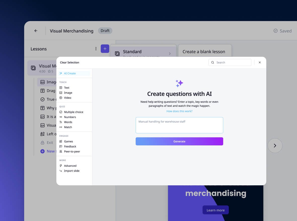 Create with AI Create