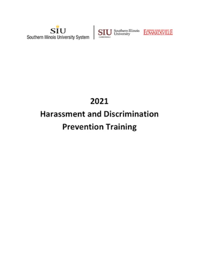 Free Harassment Training Materials | SC Training