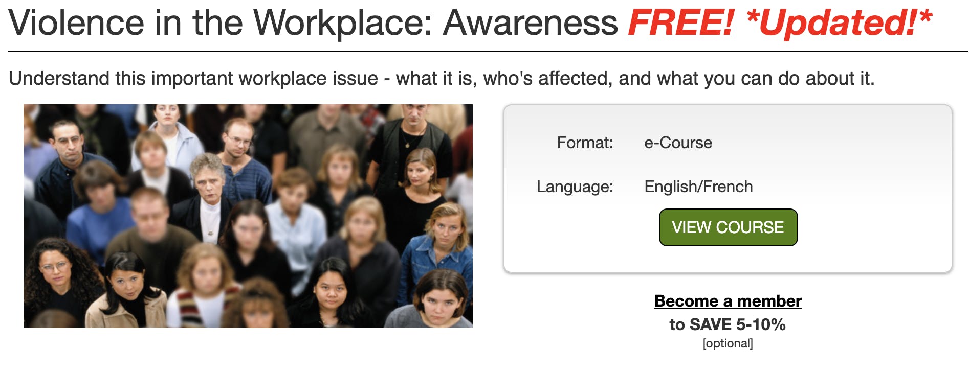 10 Workplace Violence Prevention Training Courses | SC Training ...