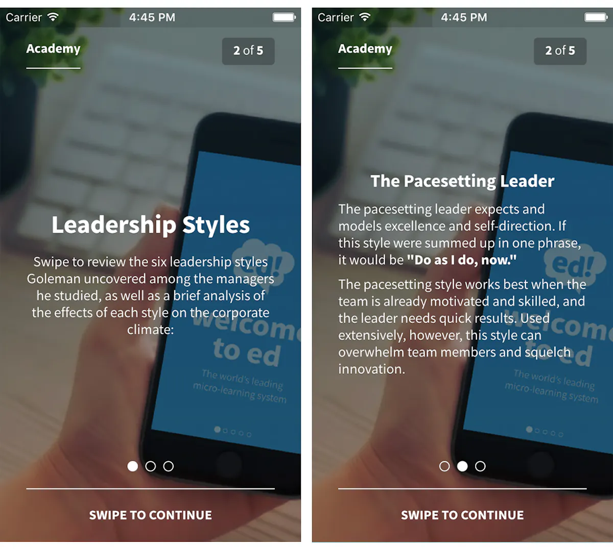 4 different ways to present long form text with microlearning | SC ...
