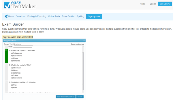 12 Free Multiple Choice Test Creator Software | SC Training