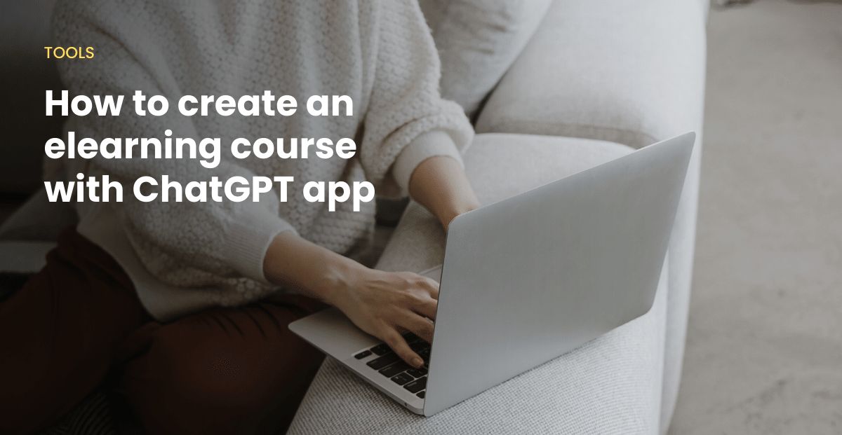 How to create an elearning course with ChatGPT app | SC Training