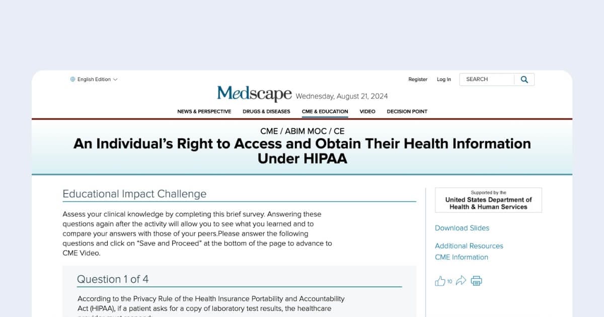 21 Free HIPAA training courses and programs for 2025 | SC Training