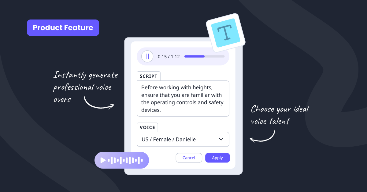 AI Text to Speech Voice Generator in SC Training: Create Engaging ...