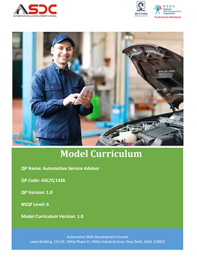 Service advisor Training Manual PDF (Free) | SC Training (formerly ...