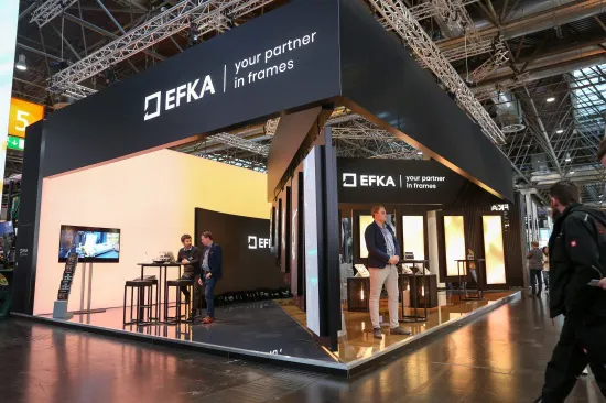 Textile frames for stand construction - EFKA