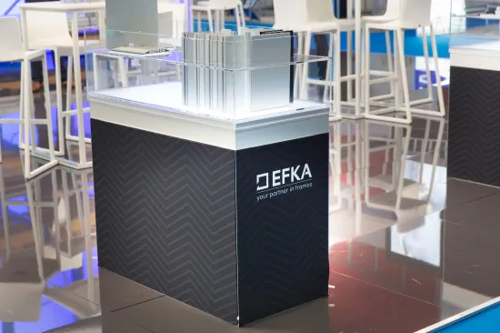 Textile frames for stand construction - EFKA