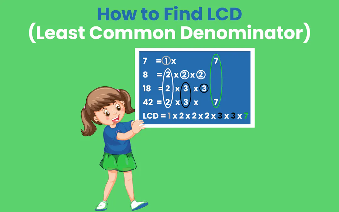 How to find LCD with example