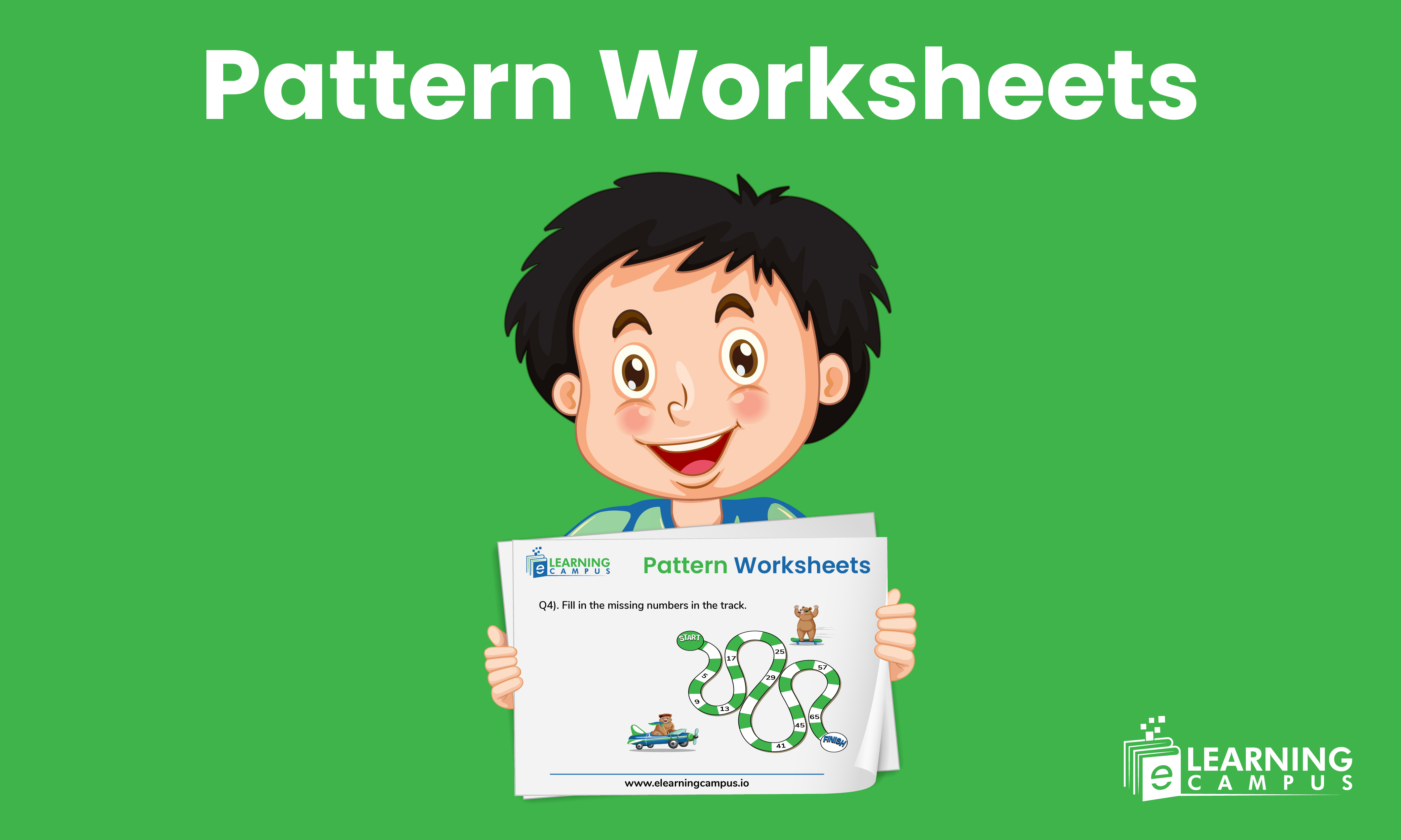 Fun and engaging pattern worksheets to boost your child’s Math skills.