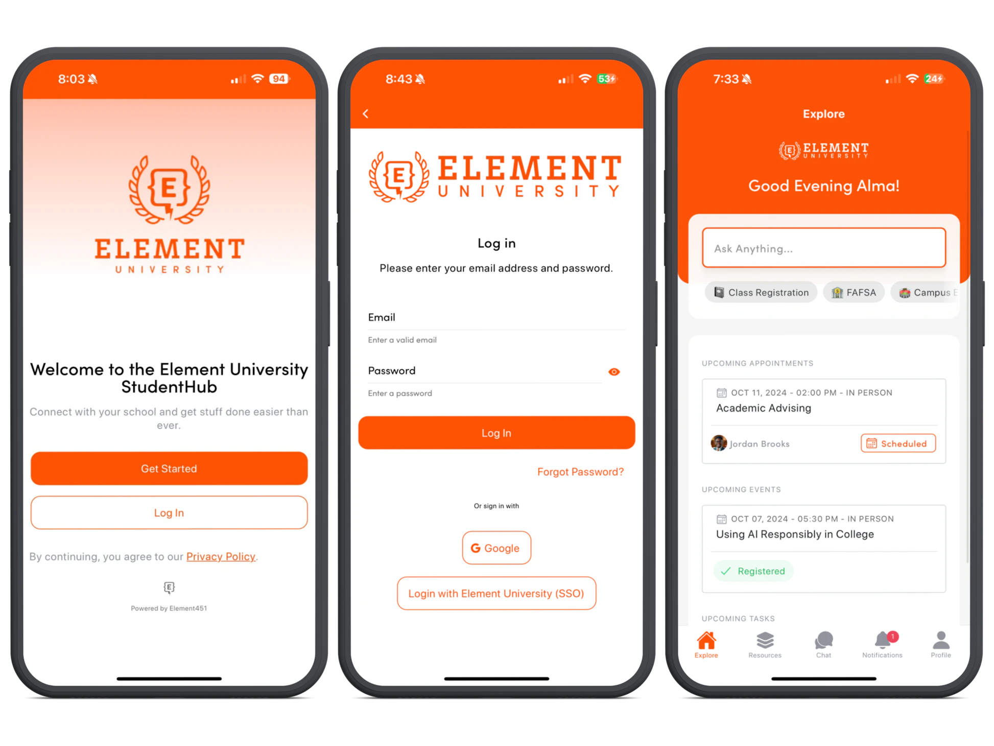 Studenthub Element451