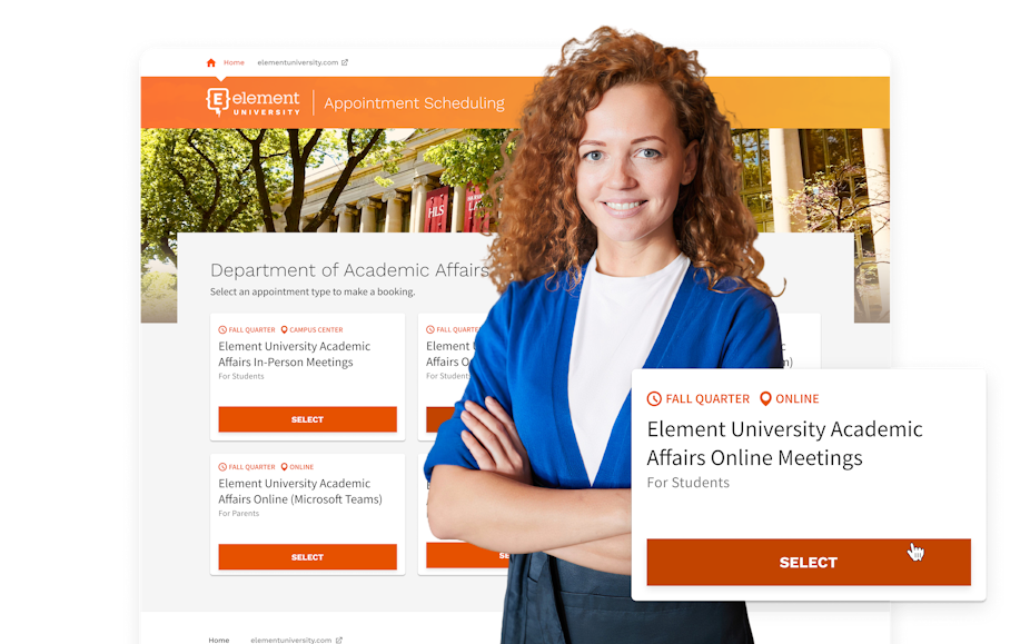 Appointments: Efficient + Personalized Scheduling | Element451