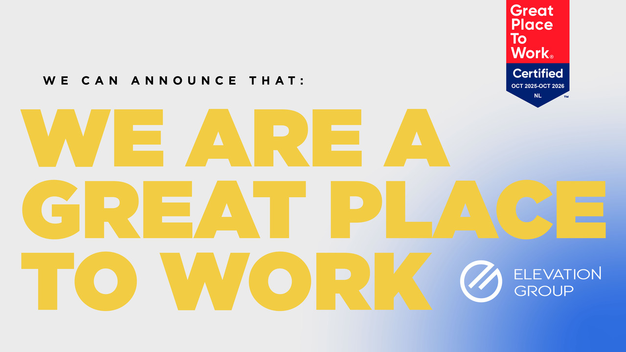 Elevation Group erkend als Great Place To Work | IT-Staffing