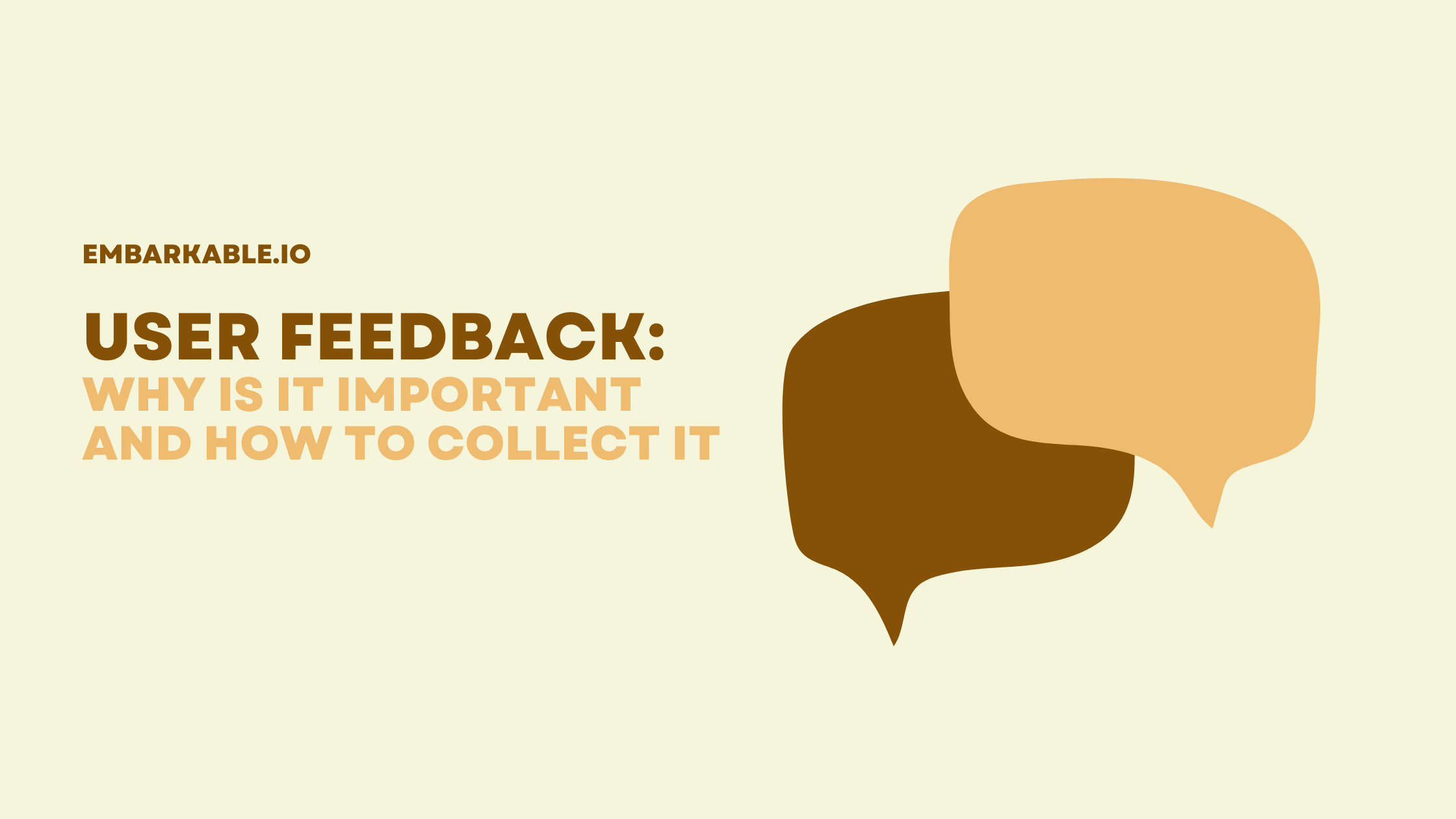 User Feedback: Why Is It Important And How To Collect It | Embarkable