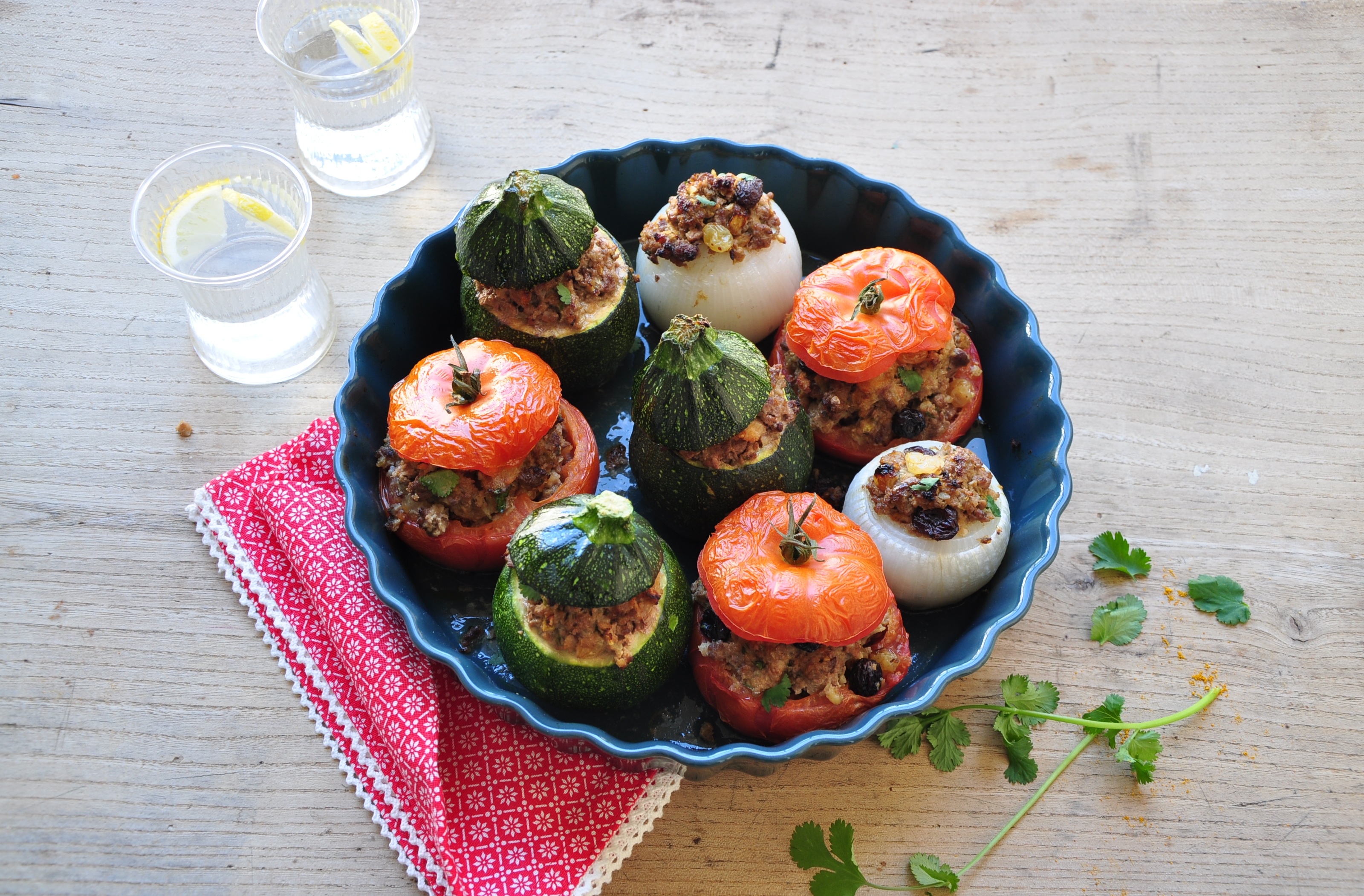Petits légumes farcis d'été